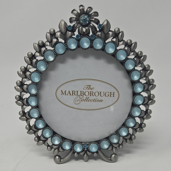 the marlborough collection | Accents | Jeweled Picture Frame Cast Metal ...